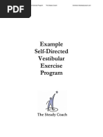 Vestibular Exercises for Dizziness Relief | PDF | Vertigo | Ear