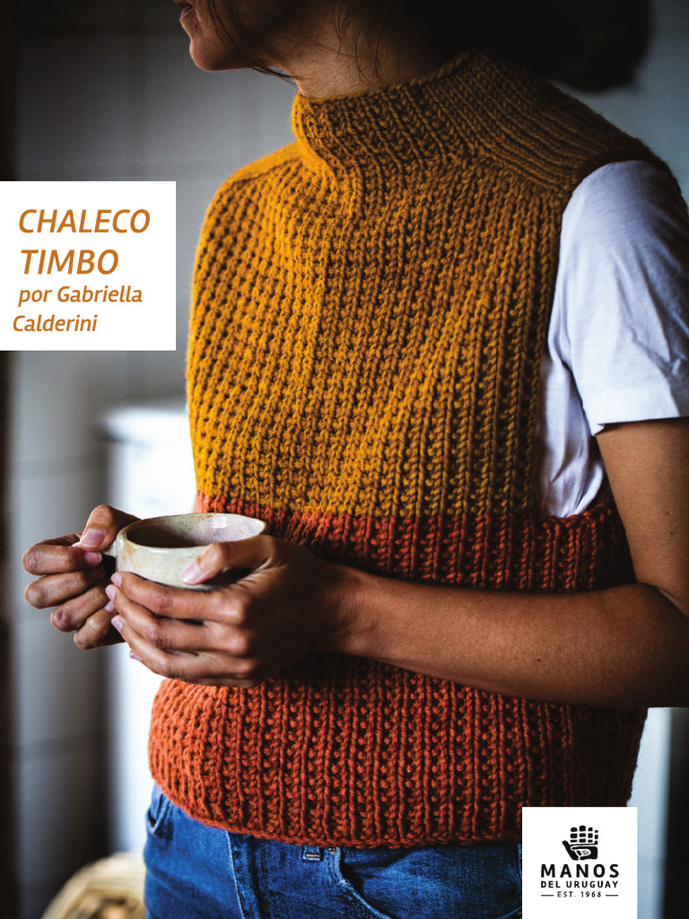 Chaleco Timbó: Tejido para Principiantes | PDF