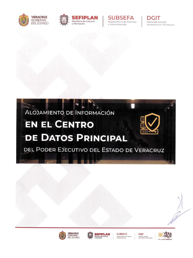 Alojamiento de Datos DGIT | PDF