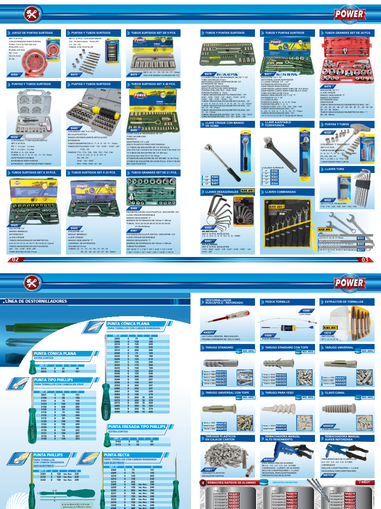 Catalogo 1 | PDF | Carpintería | Herramientas
