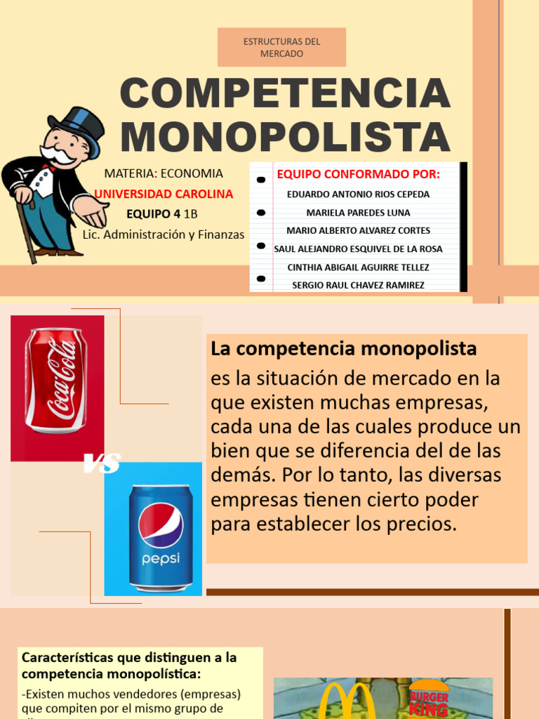 COMPETENCIA MONOPOLISTA 1 | PDF