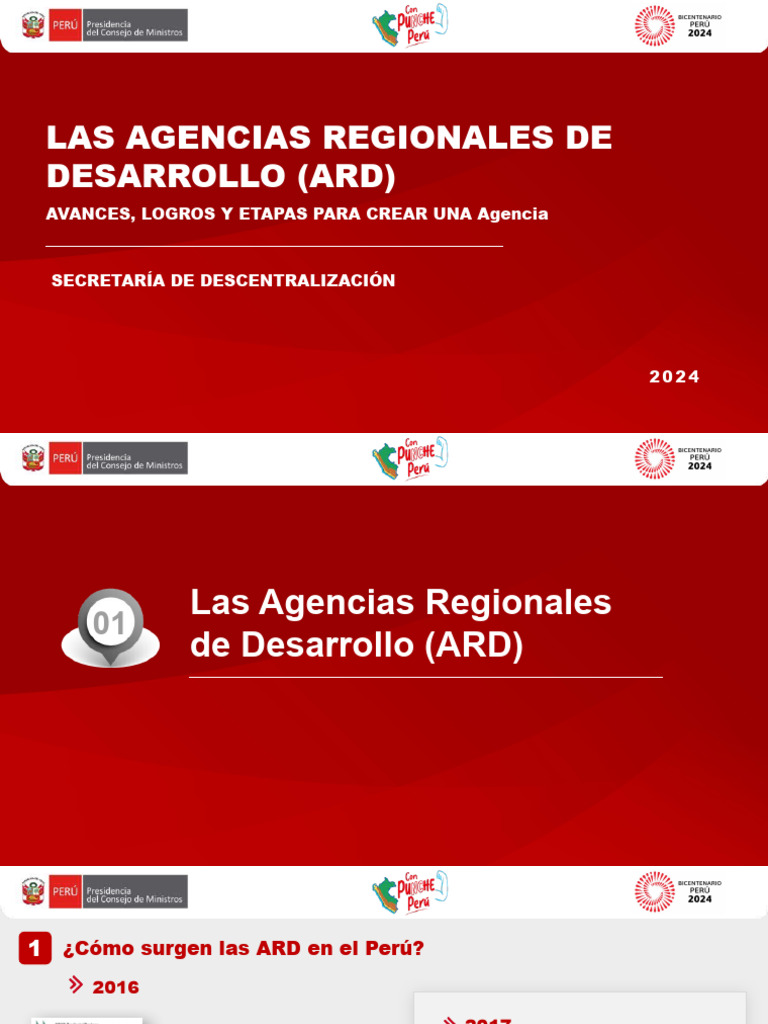 Etapas y pasos para la creación de ARD | PDF | Sustentabilidad | Economias