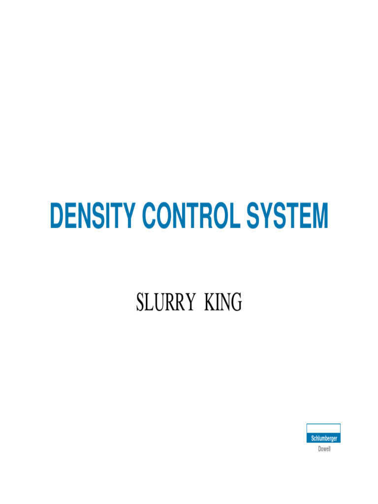 Density Control System: Slurry King | PDF | Vacuum Tube | Electronic Engineering