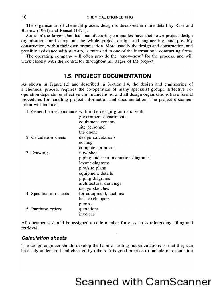 Chemical Process Design Documentation | PDF | Engineering