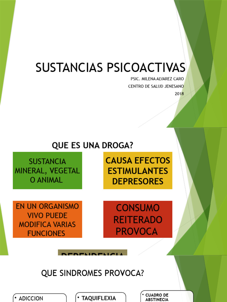 SUSTANCIAS PSICOACTIVAS (1) | Descargar gratis PDF | Drogas | Drogas Psicoactivas