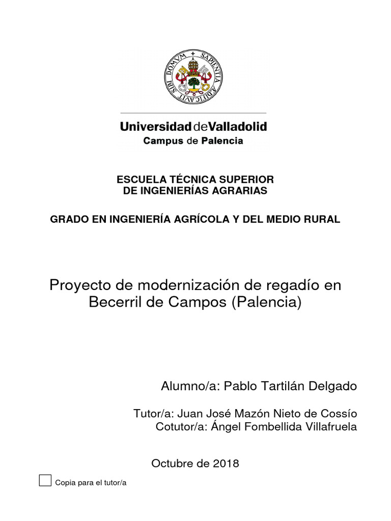 TFG L2275 | PDF | Riego | Agricultura