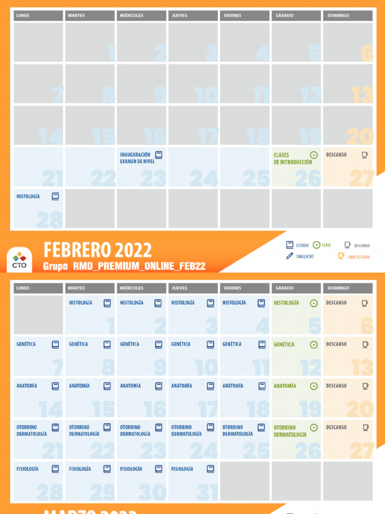 Calendario CTO | PDF