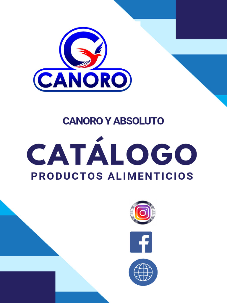 Productos Canoro y Absoluto | PDF