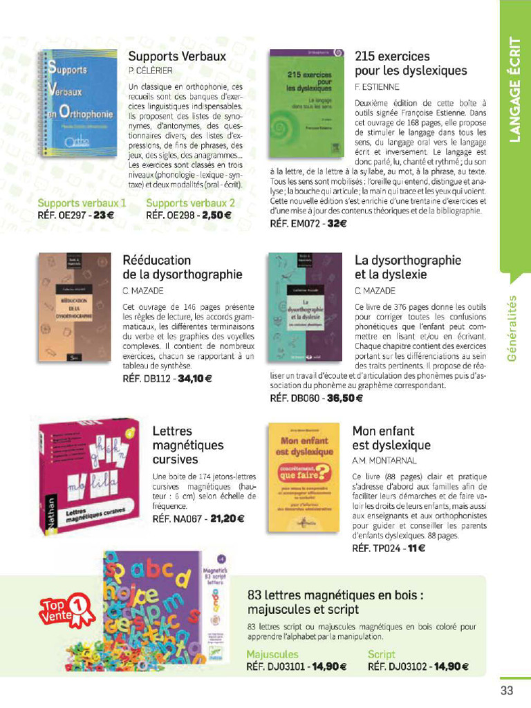 2017 Langage Ecrit | PDF
