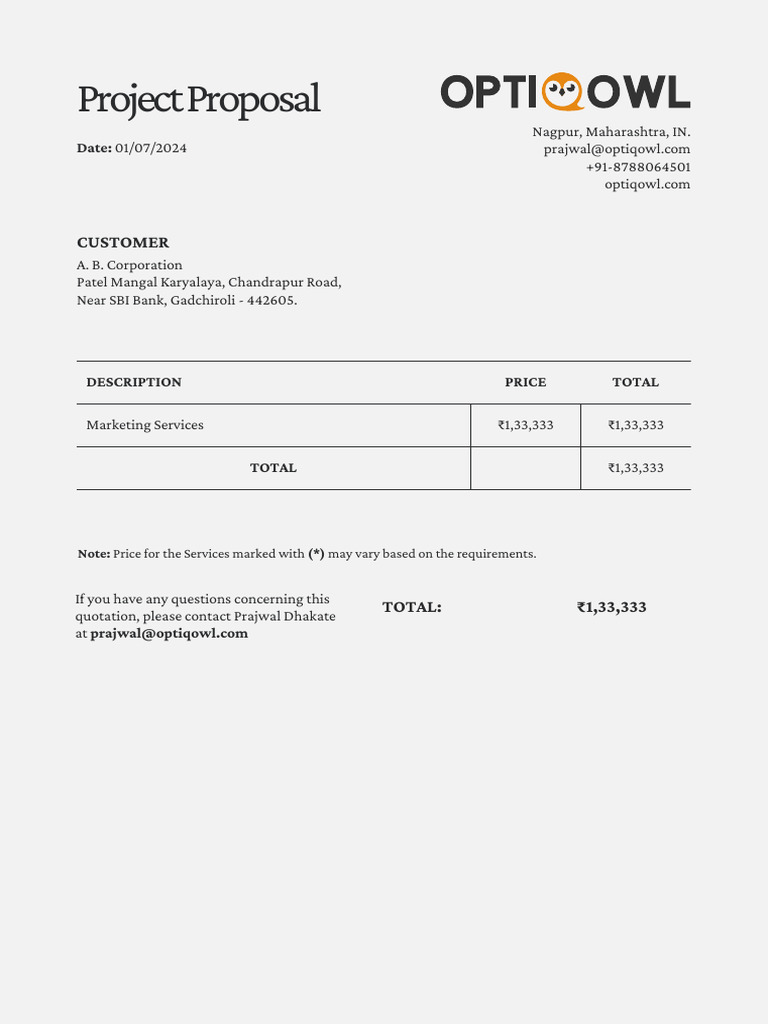 Sample Invoice 4 | PDF
