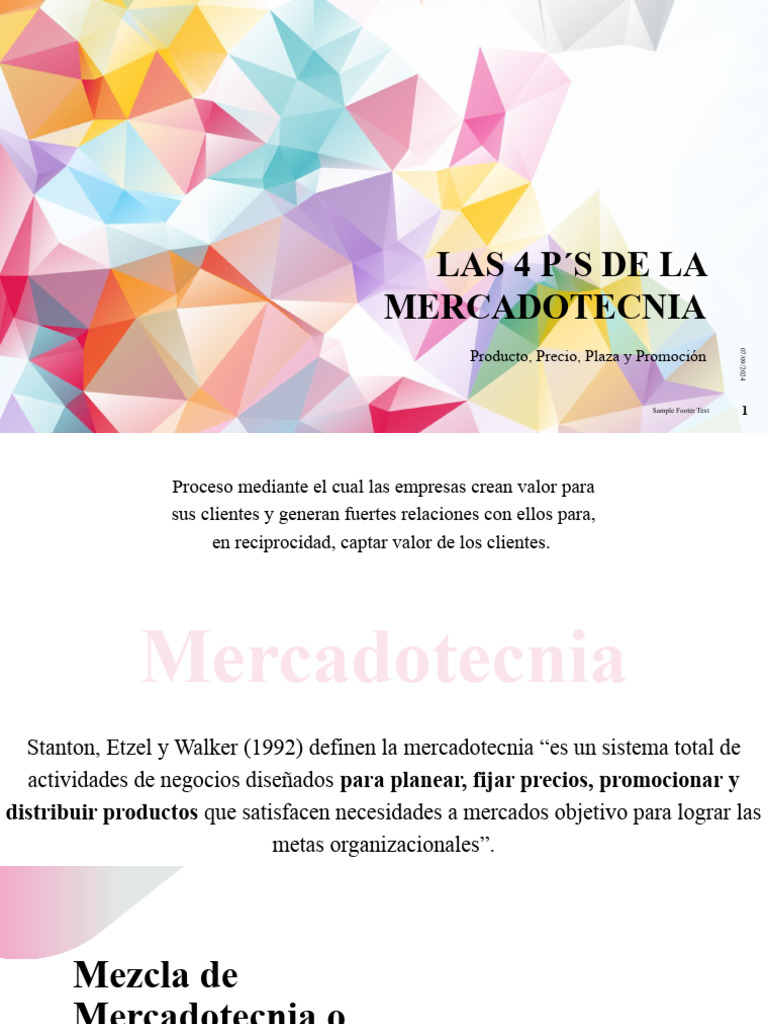Tema 4 Las 4P S de Mercadotecnia | PDF | Marketing | Producto (Negocio)
