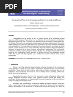Integrative Model of Organizational Trust | PDF | Risk | Integrity