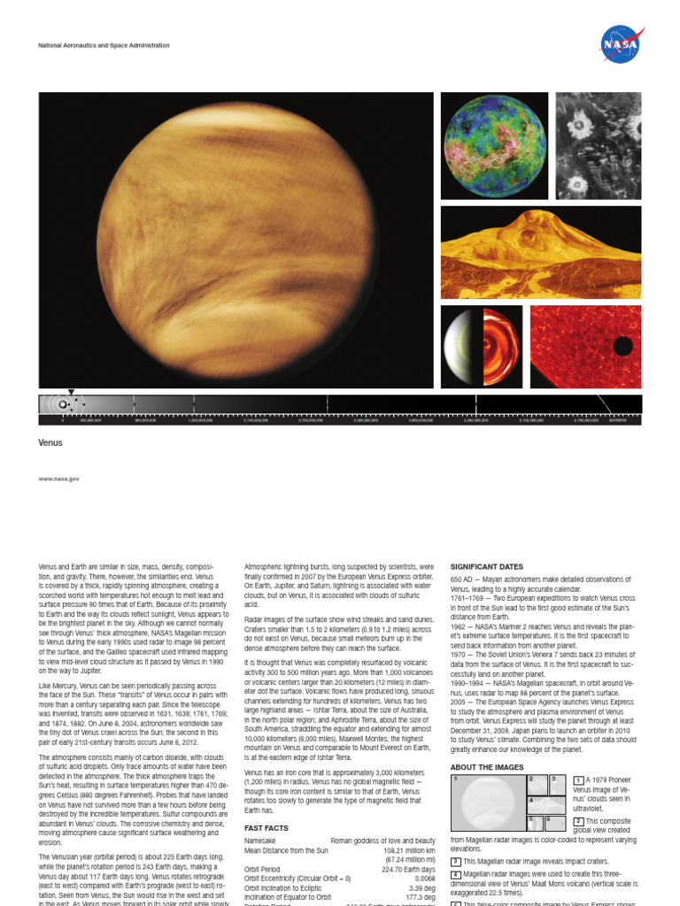 Ss Venus | PDF | Venus | Earth