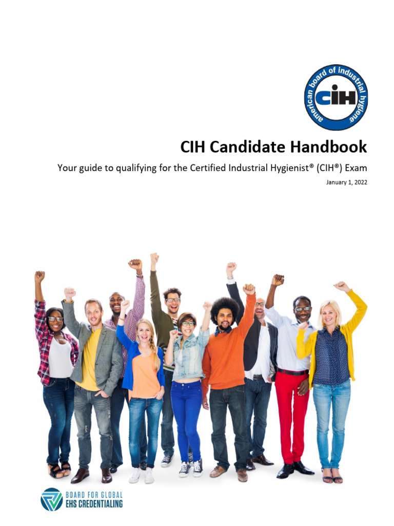 CIH Certification Candidate Handbook | PDF | Occupational Hygiene