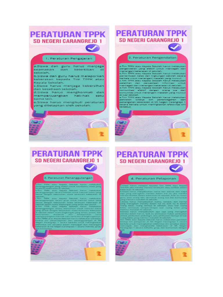 Foto Peraturan TPPK | PDF