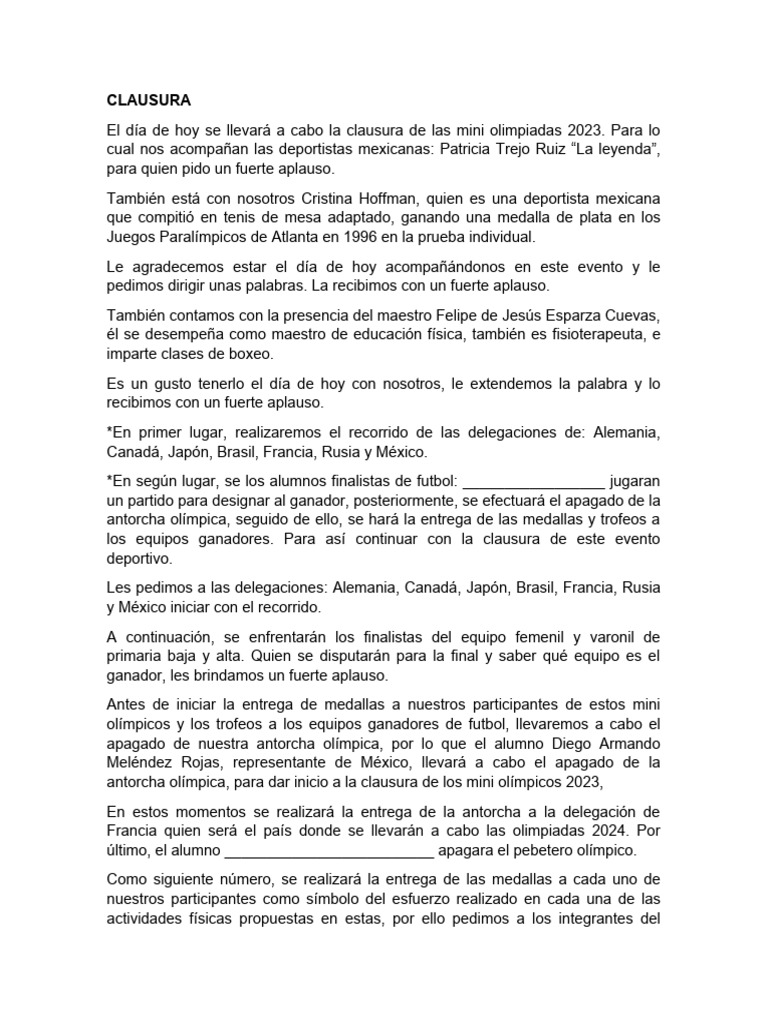 Clausura | PDF | México | Eventos deportivos múltiples