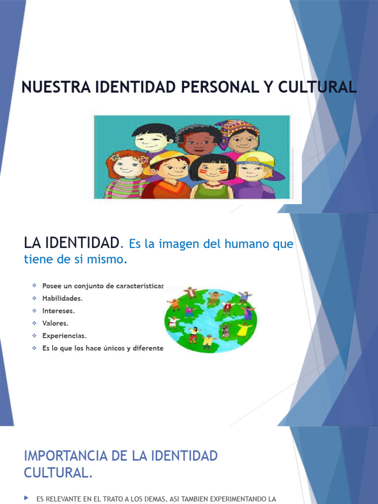 Nuestra Identidad Personal y Cultural | PDF | Grupo social | Etnicidad