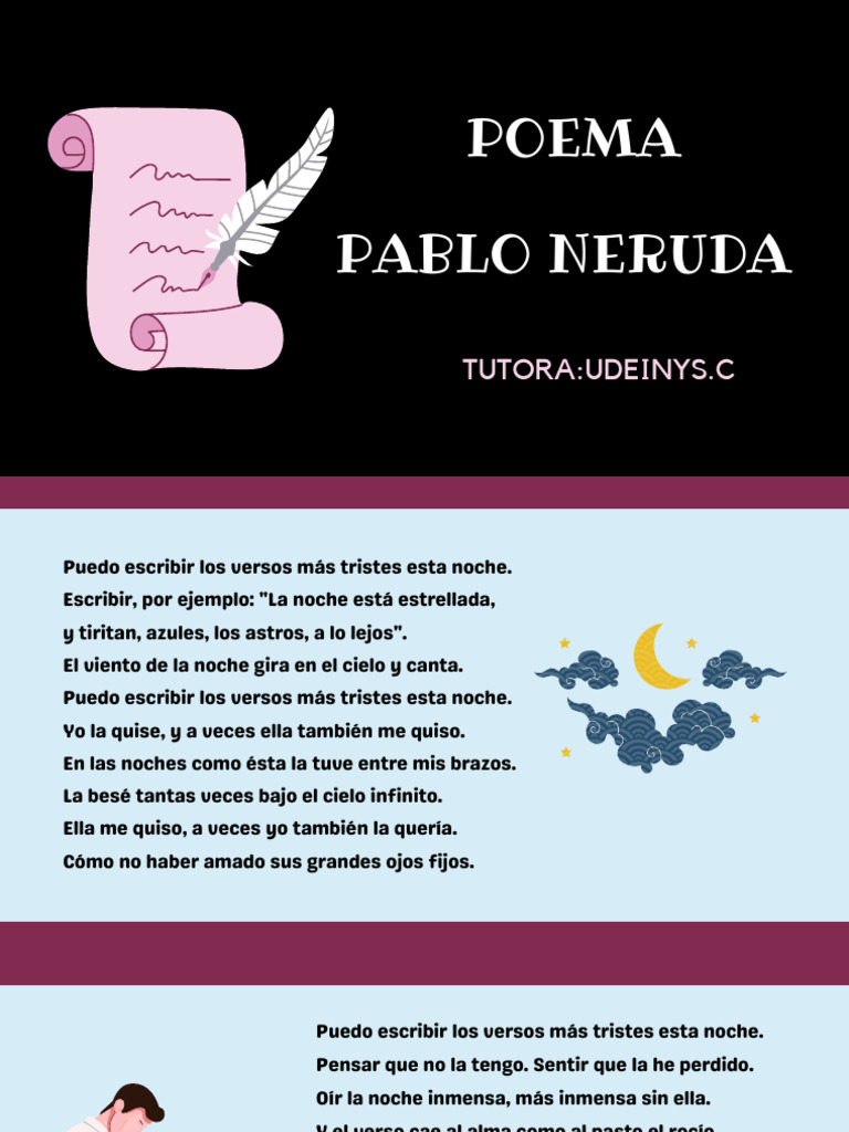 Poema Pablo Neruda Spanish | PDF | Arte | Religión y espiritualidad