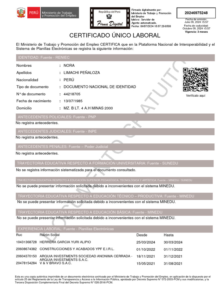 CUL Null | PDF | Documento de identidad | Educación más alta