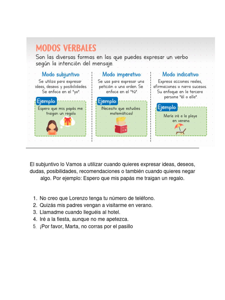 Uso del Subjuntivo en Español | PDF