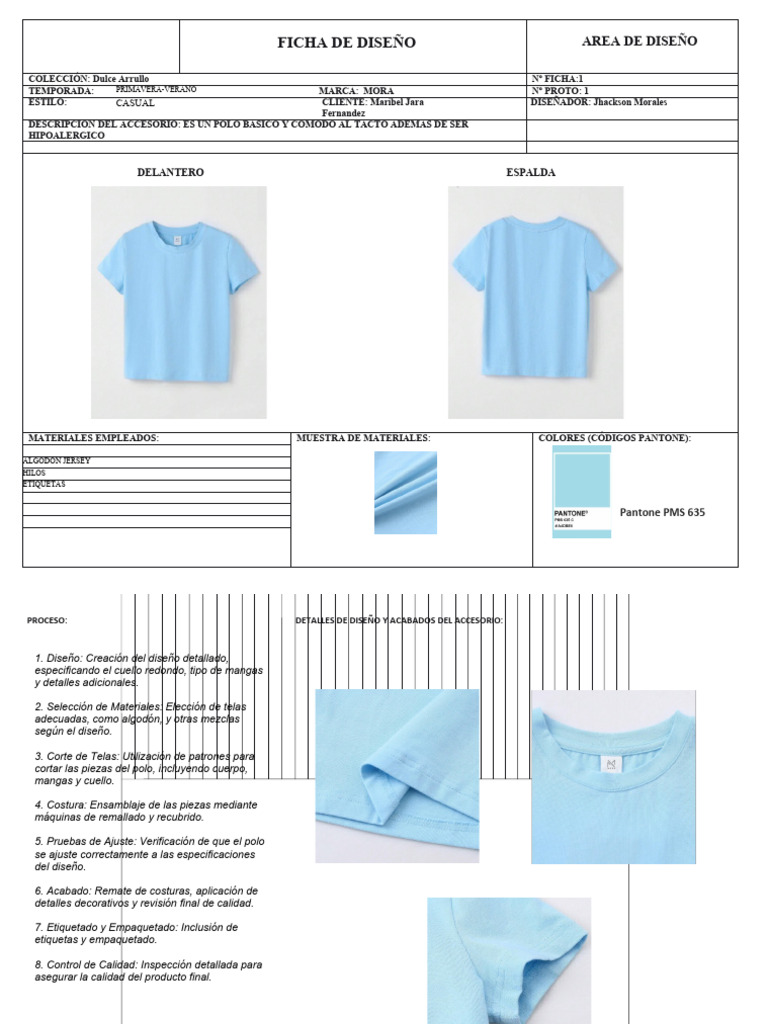 Ficha de Diseno 1 | PDF