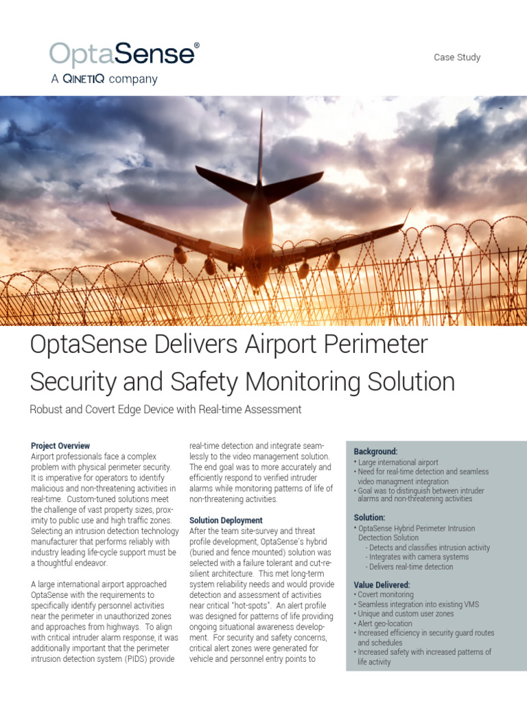 CASE STUDY - Airport | PDF | Security Alarm | Securities
