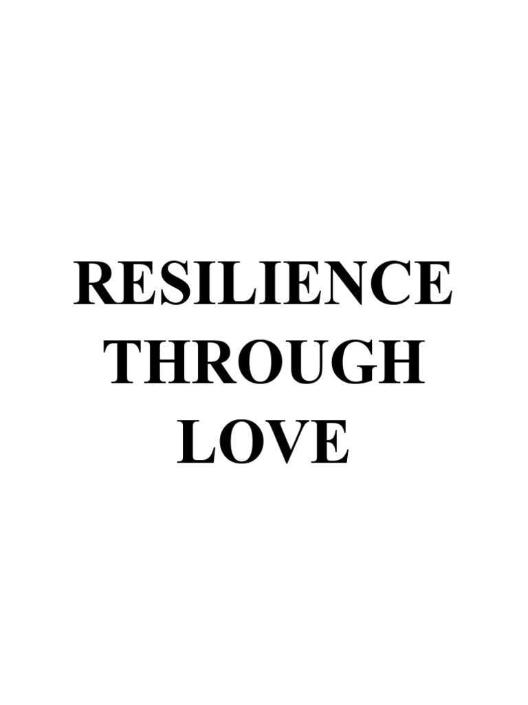 Resilience Through Love Document | PDF | Transgender | LGBTQIA+ Studies