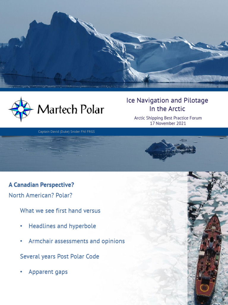 Ice Navigation and Pilotage | PDF | Sea Ice