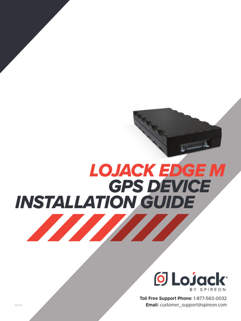 LoJack Edge-M InstallGuide 0621 | PDF | Manufactured Goods | Electronics
