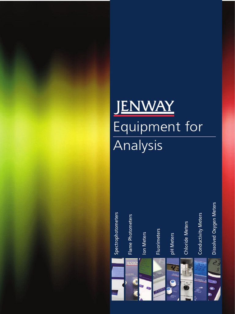 Jenway Catalogue 2009 | PDF | Calibration | Spectrophotometry