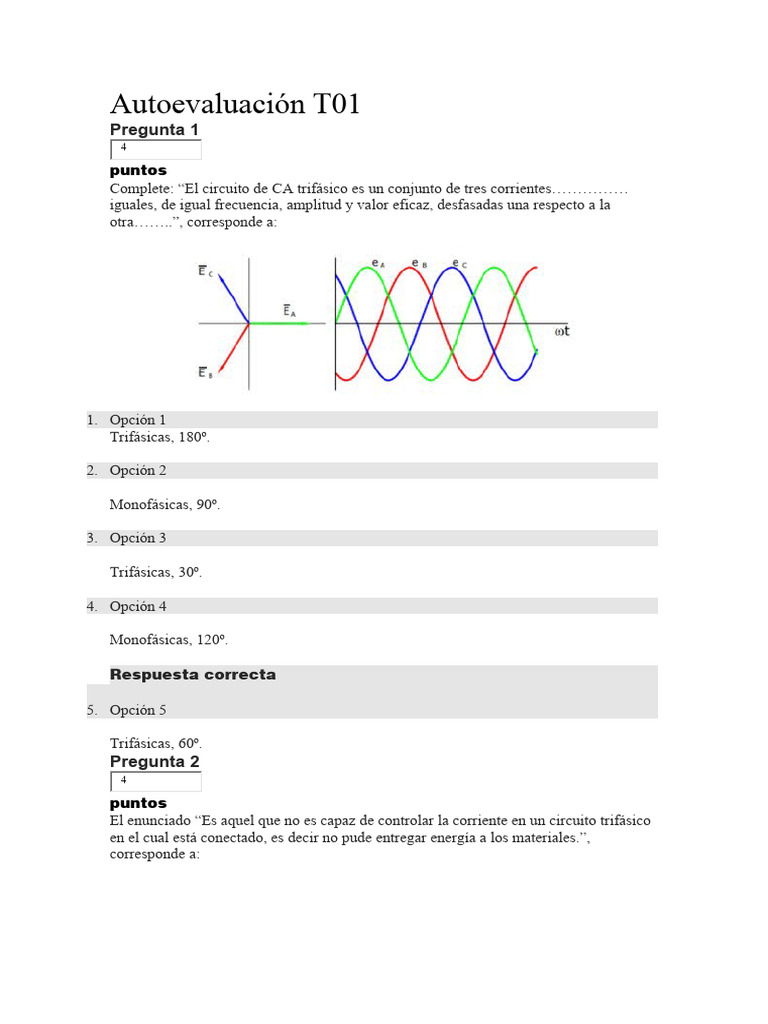 Autoevaluación T01 | PDF