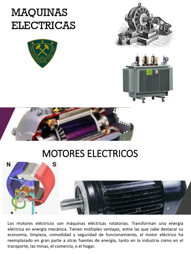 Partes y tipos de motores eléctricos | PDF | Motor eléctrico ...