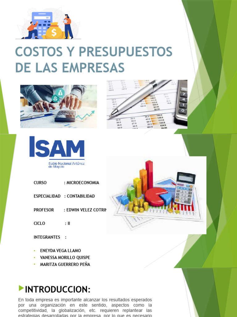 Diapositivas Costos y Presupuestos | PDF | Presupuesto | Planificación
