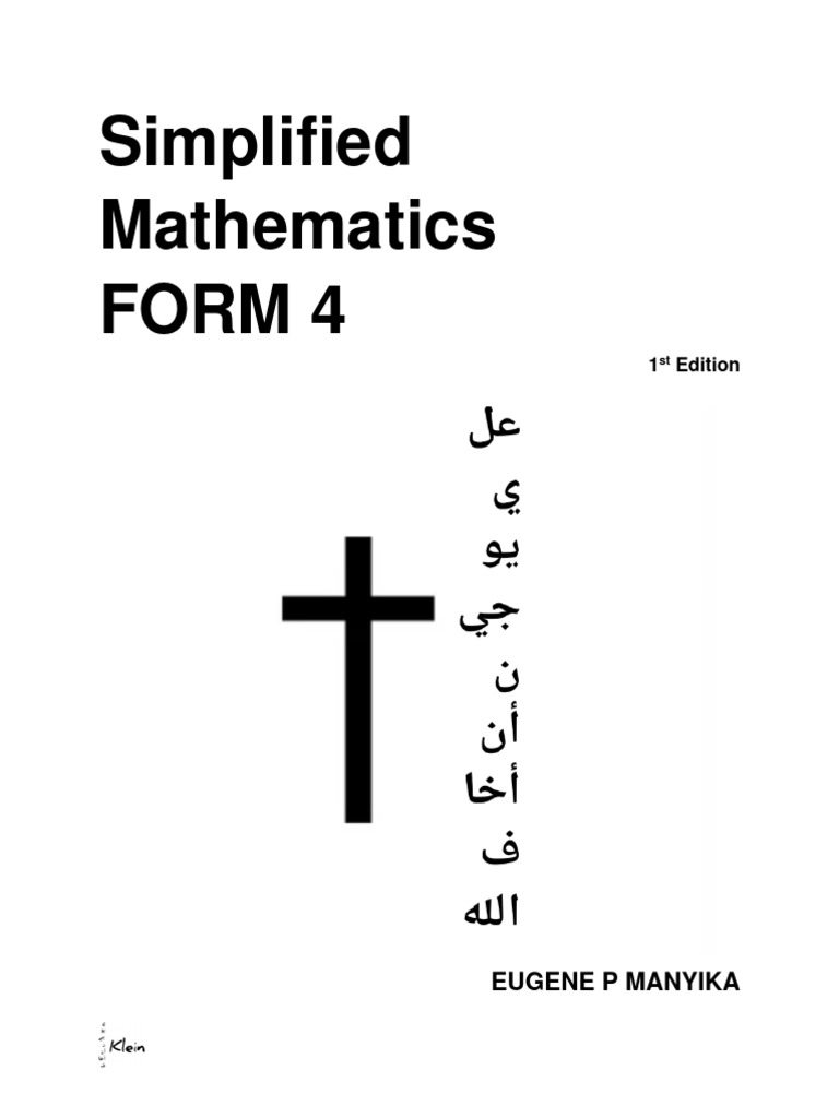 Simplified Mathematics - Version 1 | PDF | Equations | Mathematics