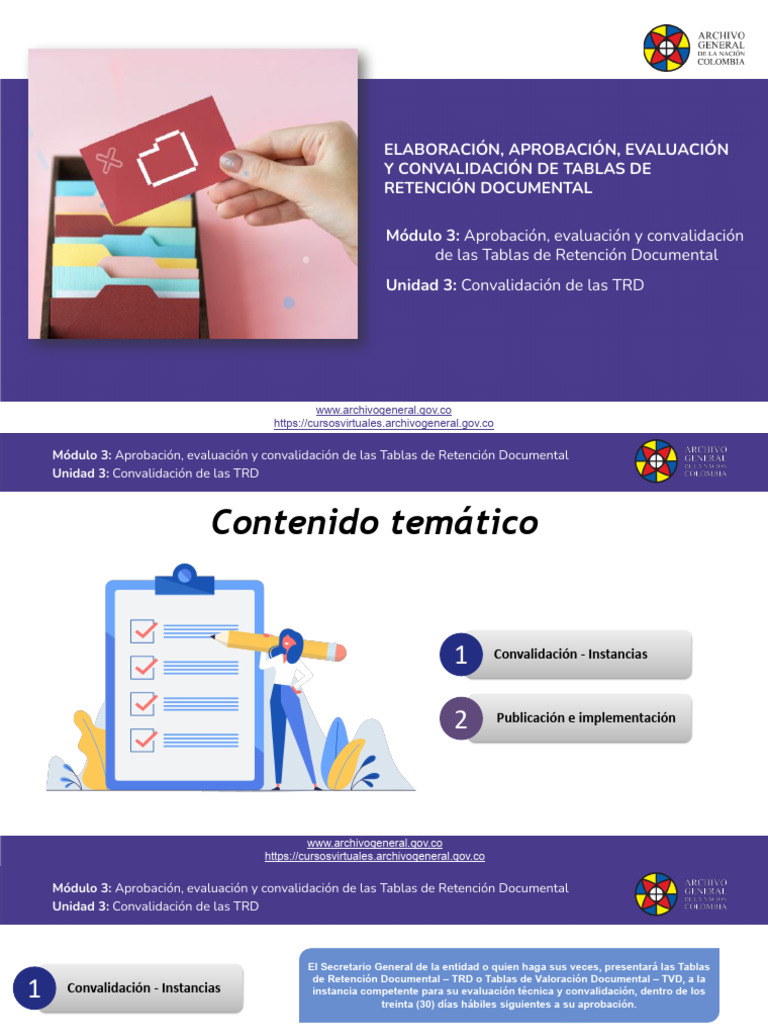 Convalidacion de Las TRD | PDF | Evaluación | Bogotá
