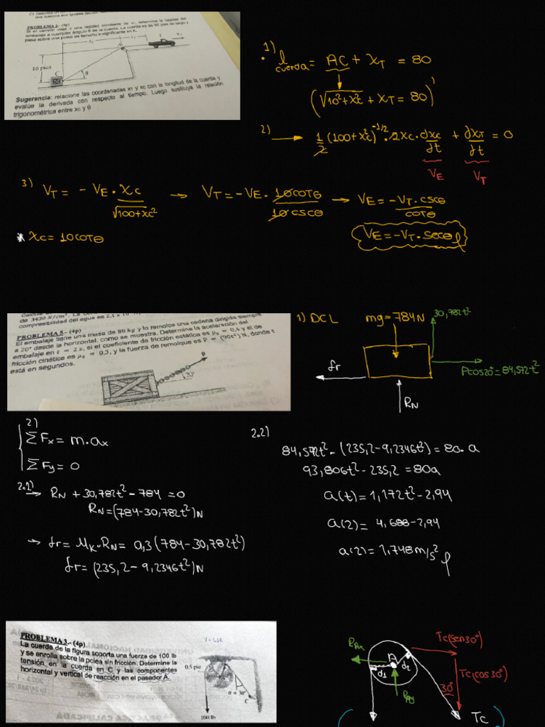 REPASO DE LA PC2 FISICA | PDF