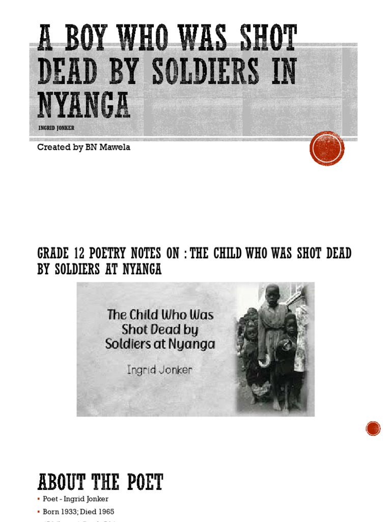 Child Shot Dead by Soldiers in Nyanga | PDF | Social Science | General ...