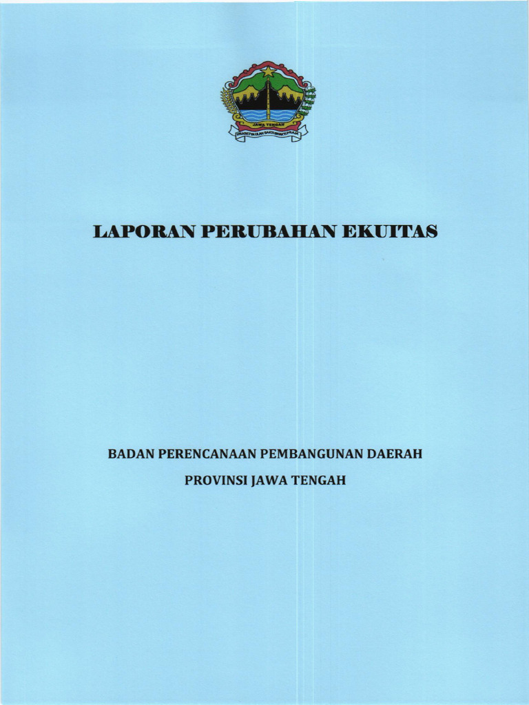 Laporan Perubahan Ekuitas | PDF | Pengelolaan Keuangan & Uang | Teknologi & Rekayasa