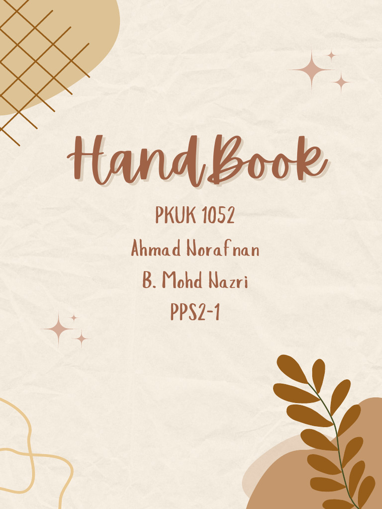 Hand Book | PDF