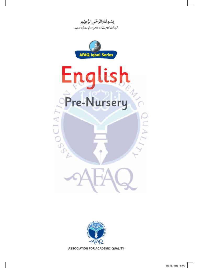 English Pre Nur | PDF