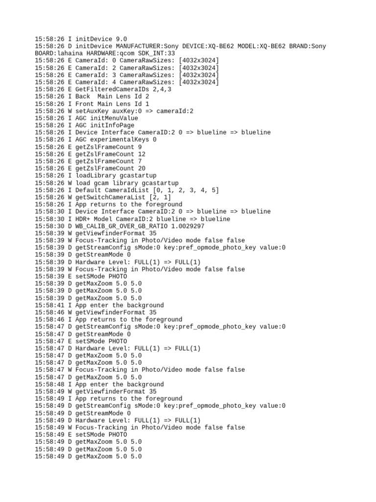 Log 20231019 | PDF | Consumer Electronics | System Software