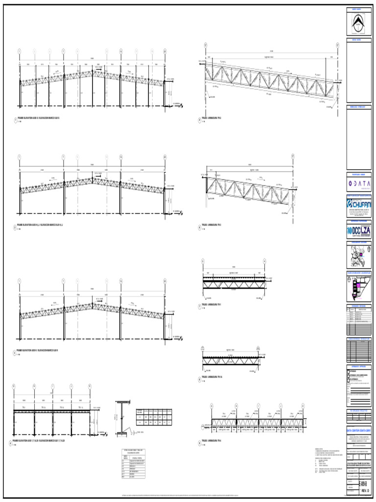 Odata - QR01 - E-009-B - Colo Building Frame Elevations - Elevaciones Marcos Edificio Colo - Rev ...