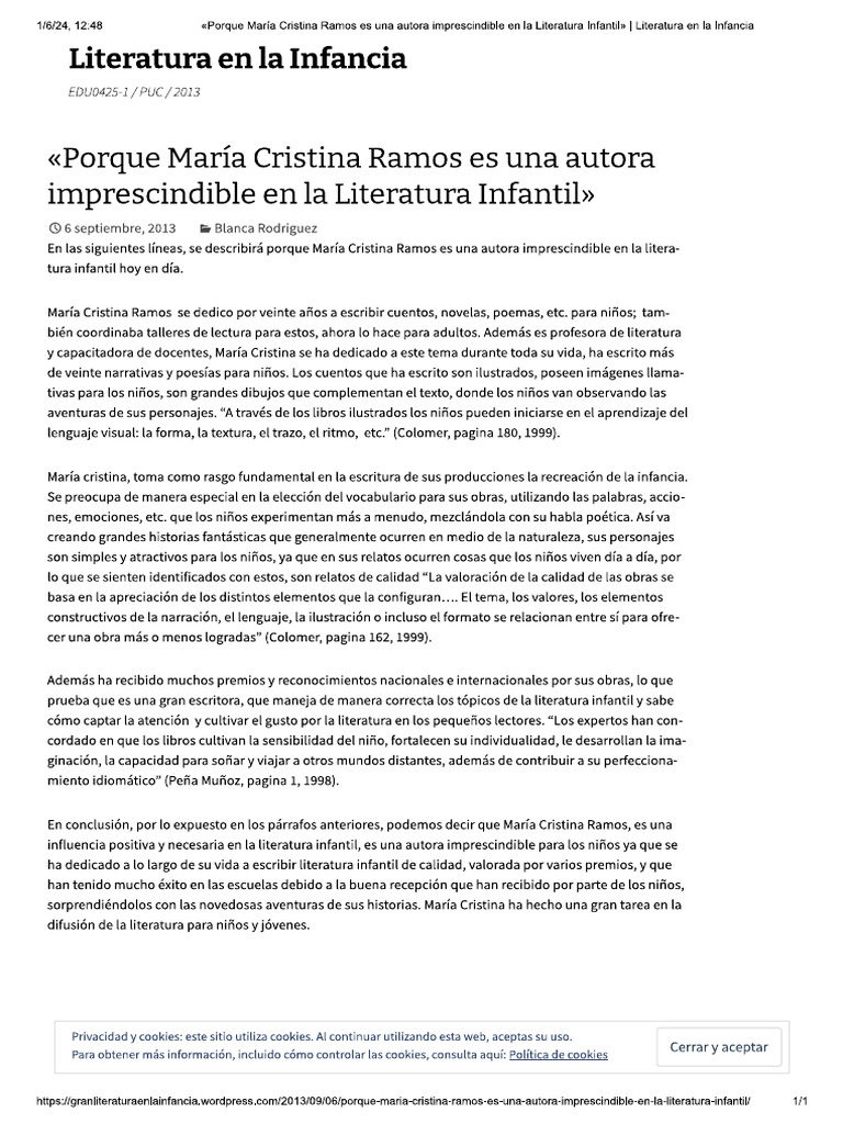 Ma Cristina Ramos | PDF