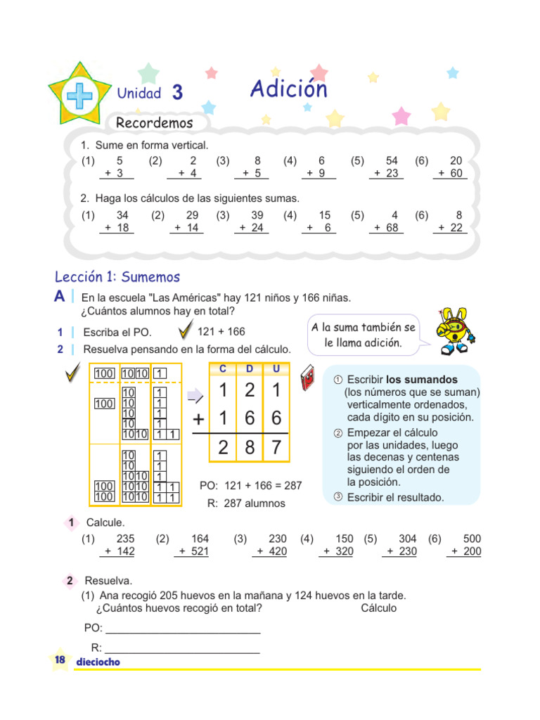 Libro de Matematicas 3 Grado Honduras | PDF | Álgebra abstracta | Aritmética