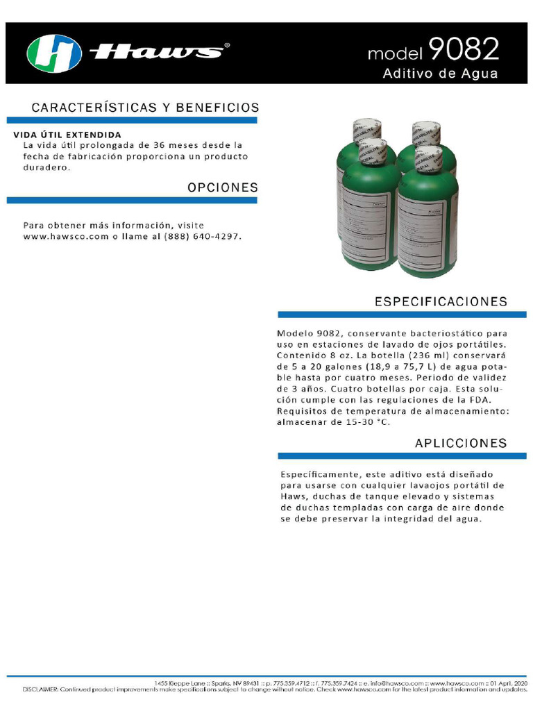 FT Solucion 9082 Haws Avlis | PDF