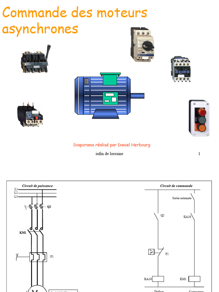 Commande de Moteur Asynchrones en PDF | PDF | Biens manufacturés | Composant