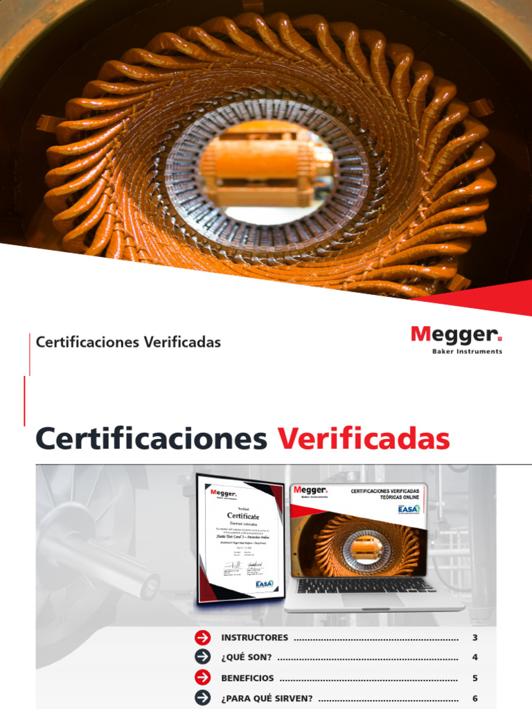 Certificaciones Verificadas con Megger Baker Instruments_ShortVer_ESLA ...