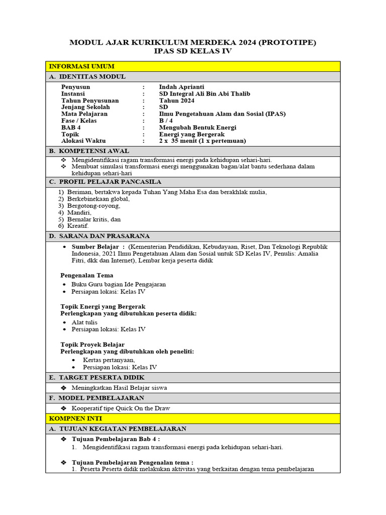Modul Indah Aprianti | PDF