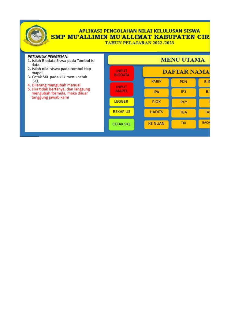 SKL Kelas Ix (Rev) Fix Ke 5 | PDF