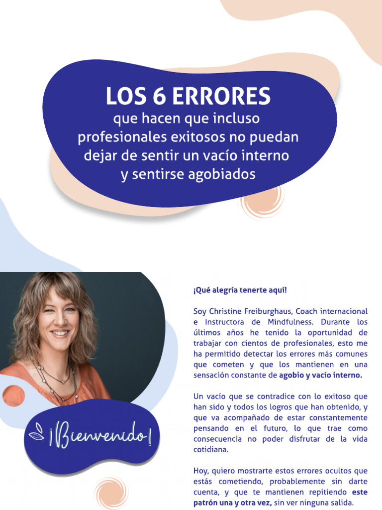 Guia 6 Errores | PDF | Felicidad | Pensamiento